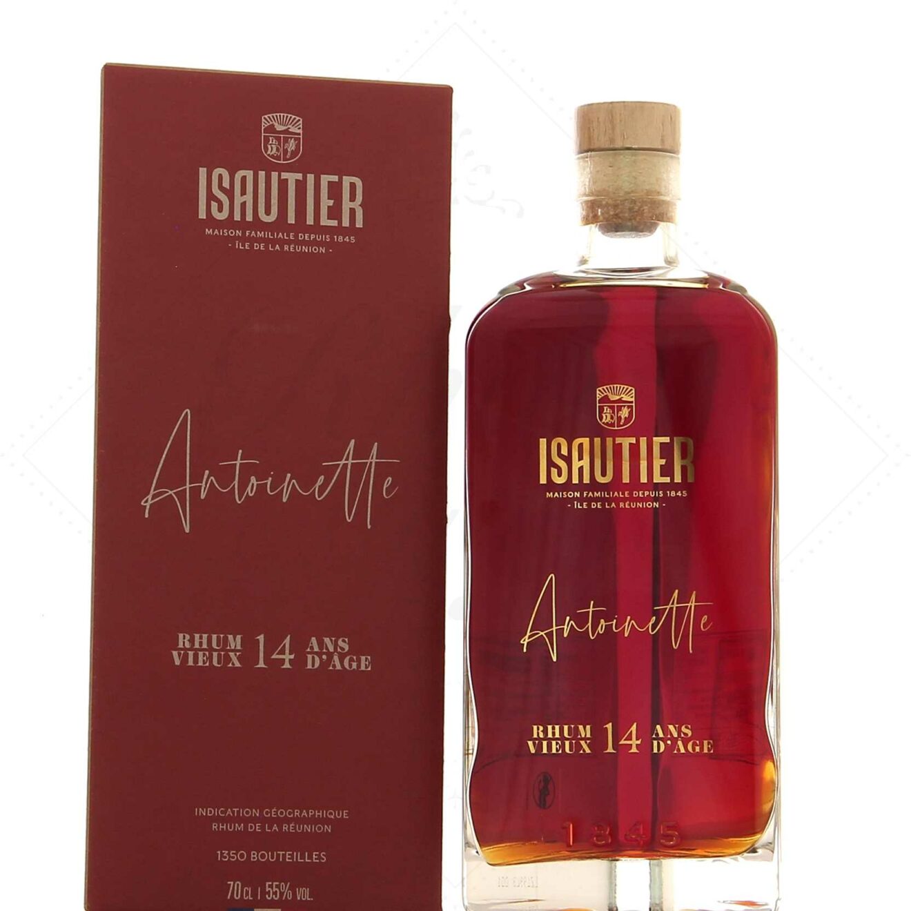 Isautier 14 ans Antoinette Rhum Vieux 55° - Rhum Attitude