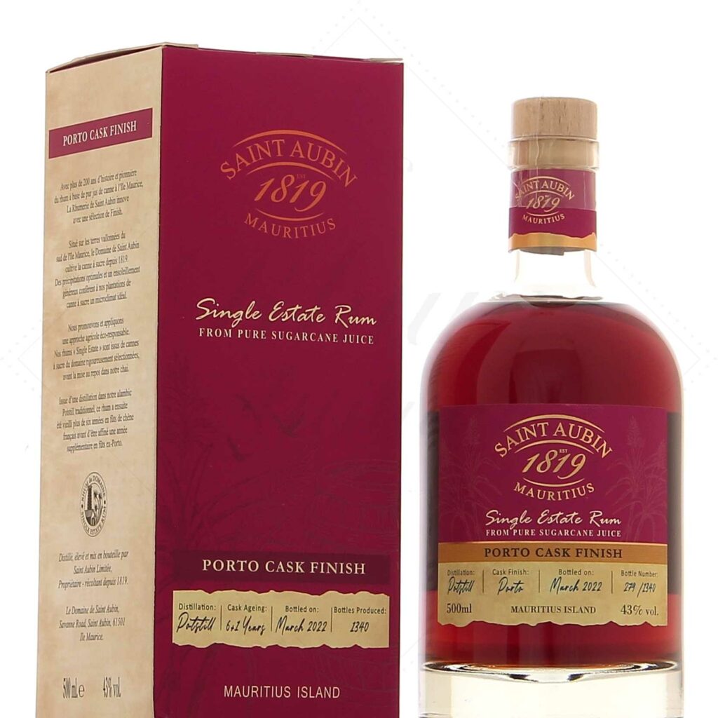 Saint Aubin Porto Cask Finish 43° - Rhum Attitude