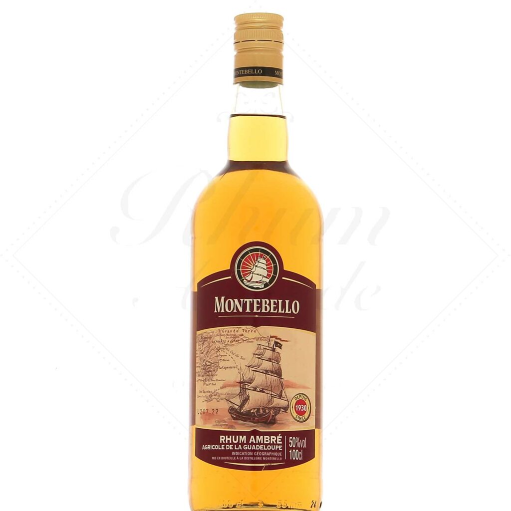 Montebello Rhum Ambré 50° - 1 litre ! - Rhum Attitude