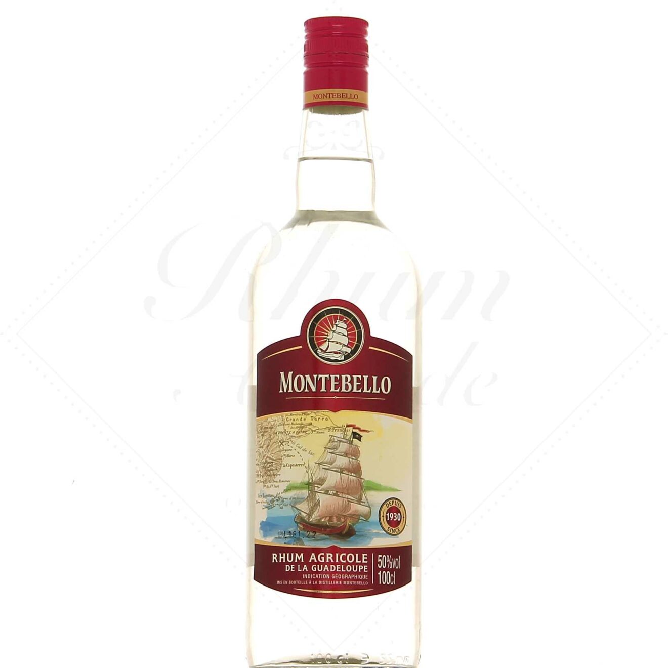 Montebello rhum blanc 50° - 1 litre ! - Rhum Attitude
