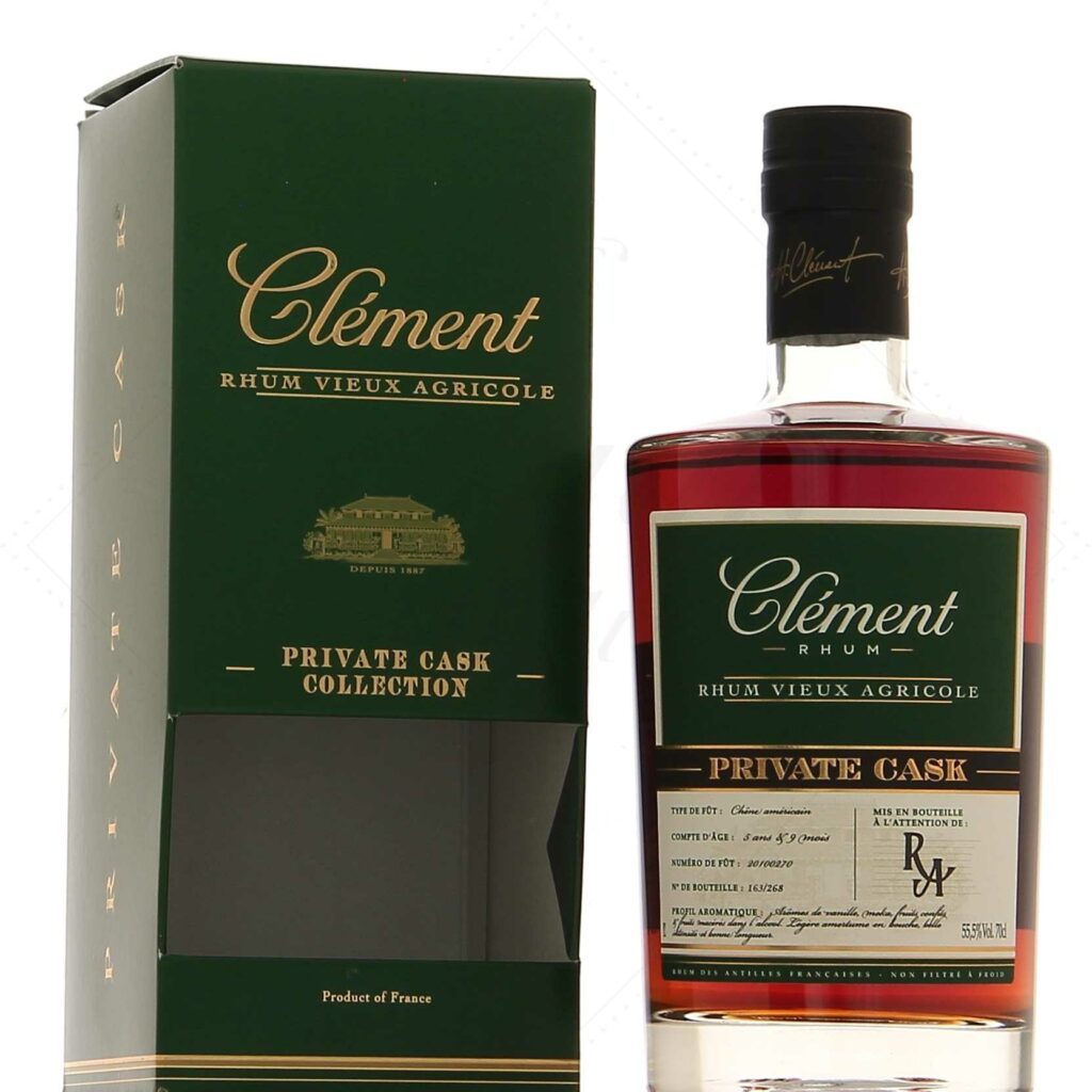 Rum Artesanal Clément 2015 5 ans 70cl 55,5° - Rhum Attitude
