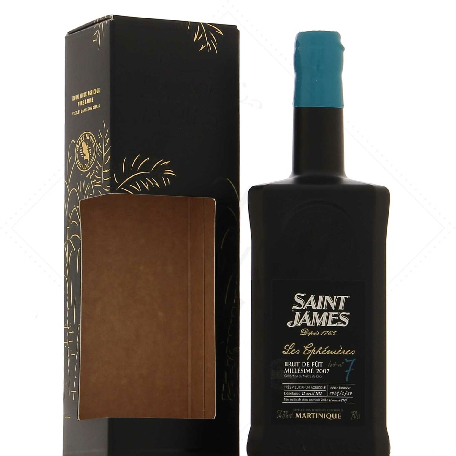 Saint James Éphémères n°7 BDF 2007 54,3° - Rhum Attitude