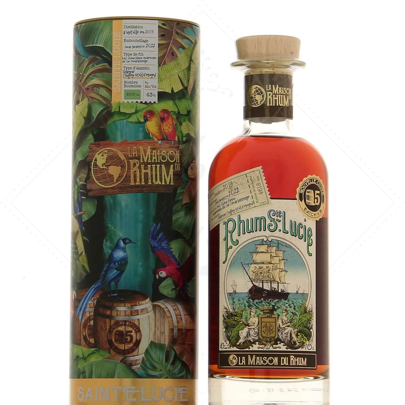 La Maison du Rhum Saint Lucia Distillers batch #5 2013 43° - Rhum Attitude