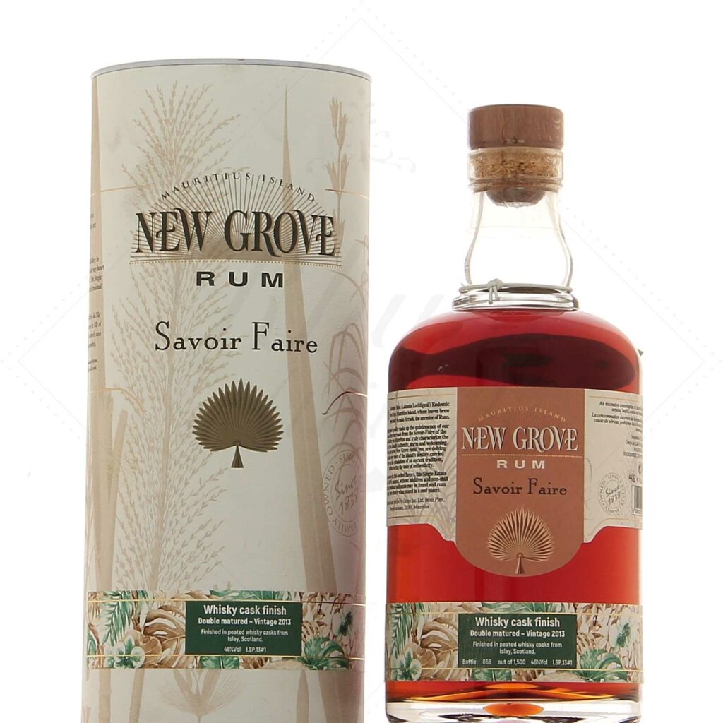 New Grove Savoir Faire Whisky Islay Finish 2013 46° - Rhum Attitude