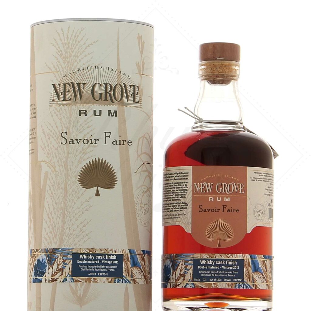 New Grove Savoir Faire Whiskey Rozelieures Finish 2013 46° - Rum Attitude