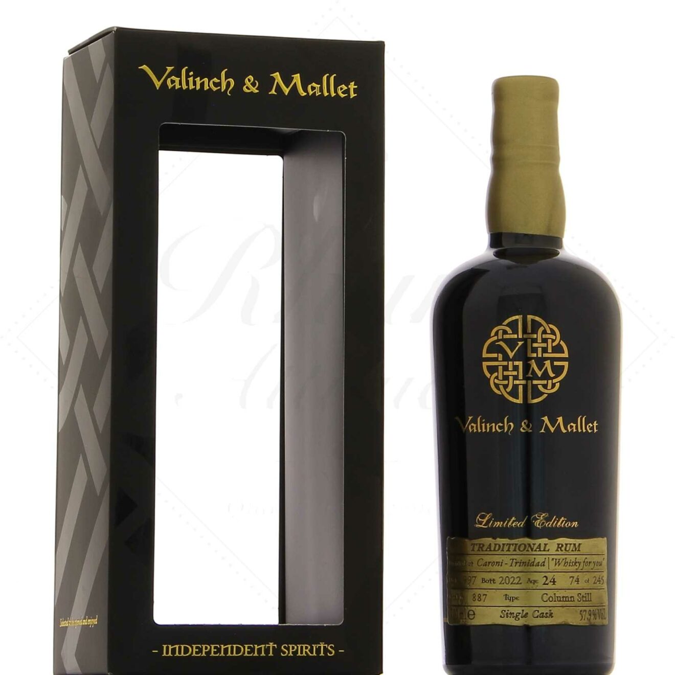 Valinch & Mallet The Spirit of Art No 4 Caroni 24 ans 57,9° - Rhum Attitude