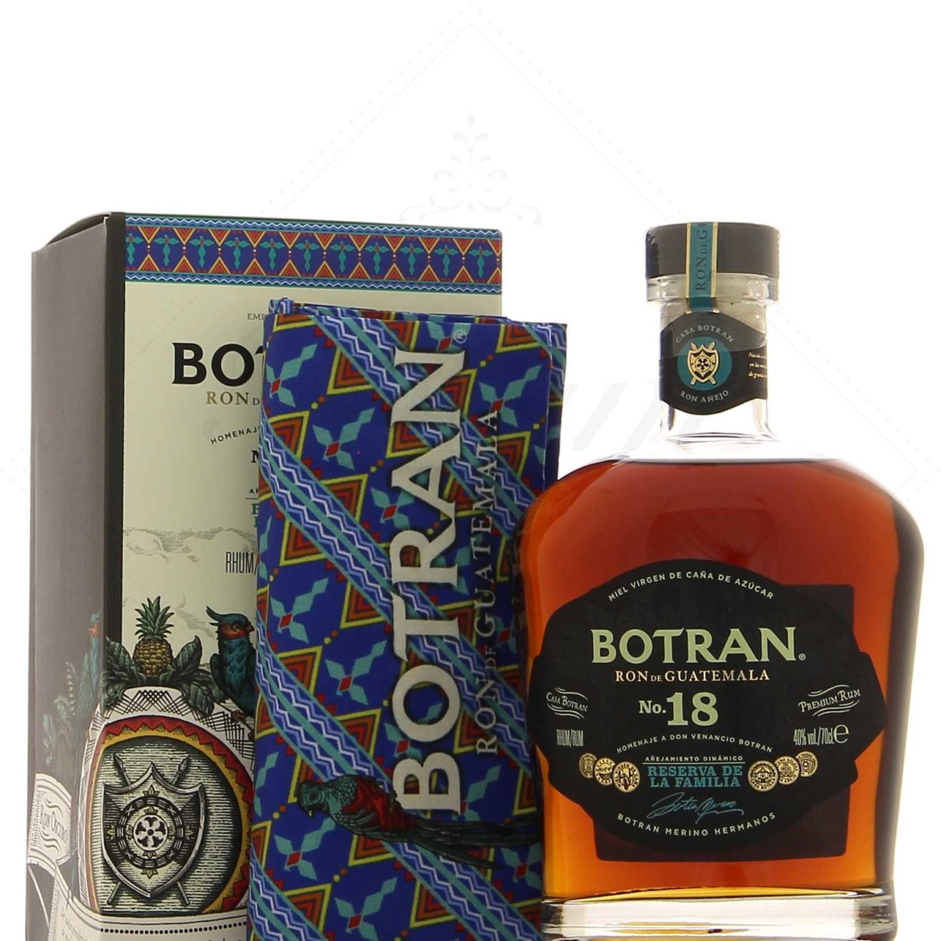 Botran 18 40° en coffret étoffe Maya - Rhum Attitude