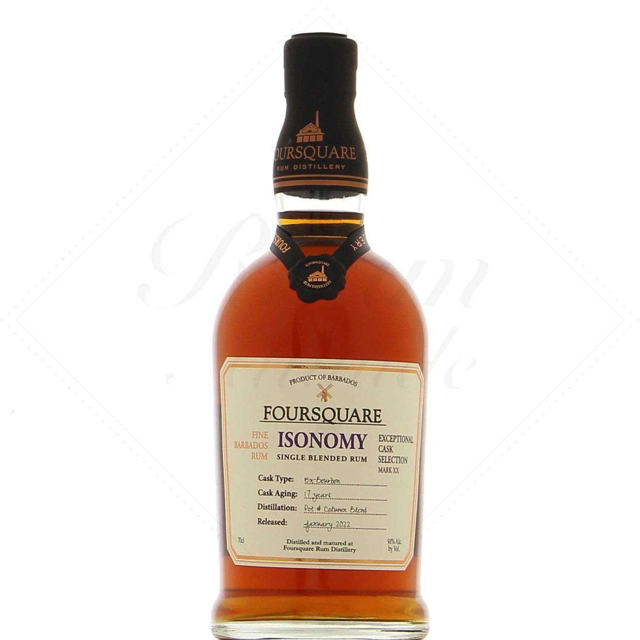 Foursquare Isonomy 17 ans 58° - Rhum Attitude