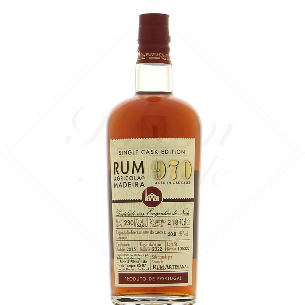 Rhum Artesanal Madeira 2015 7 ans 50,8° - Rhum Attitude