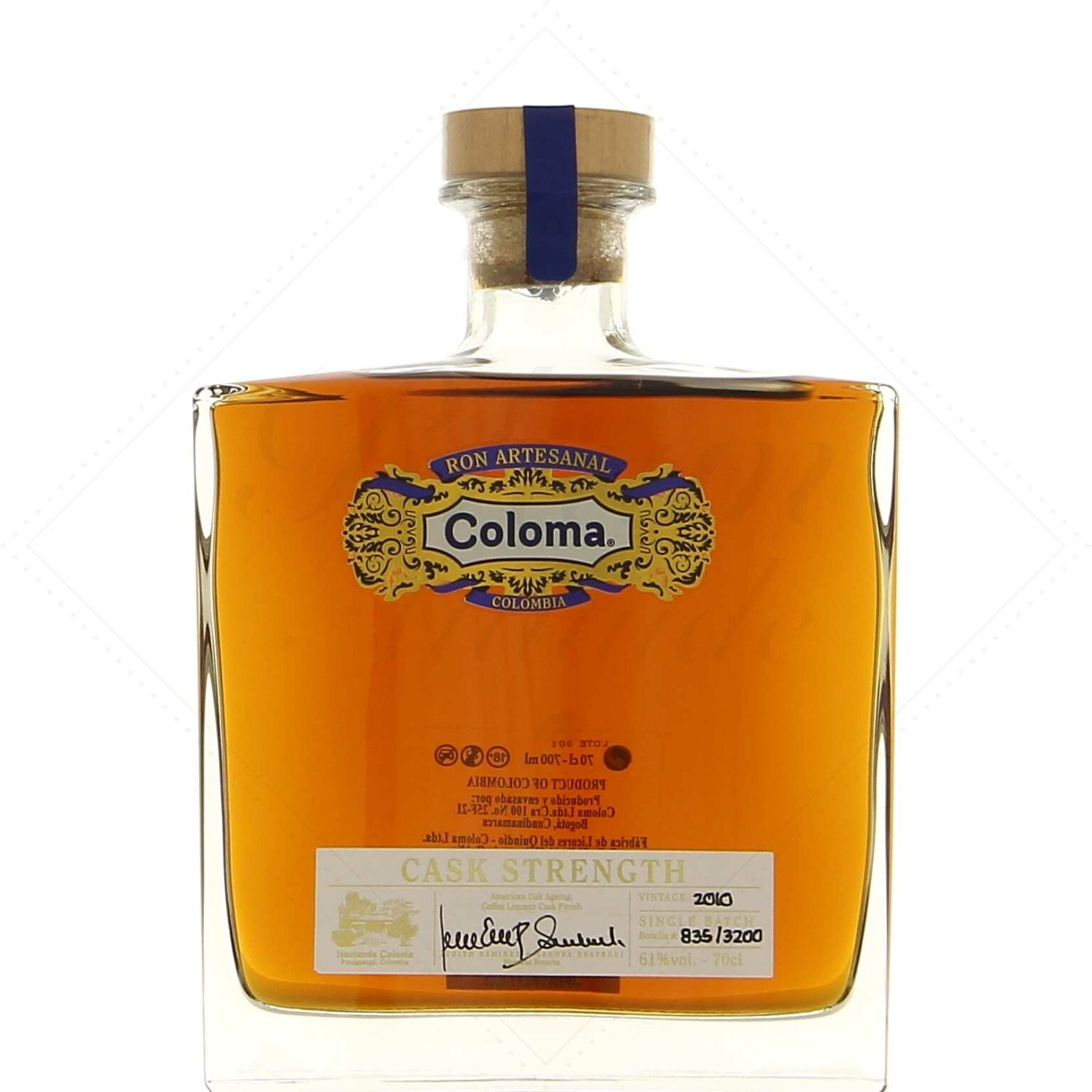 Coloma Cask Strength 2010 61° - Rhum Attitude