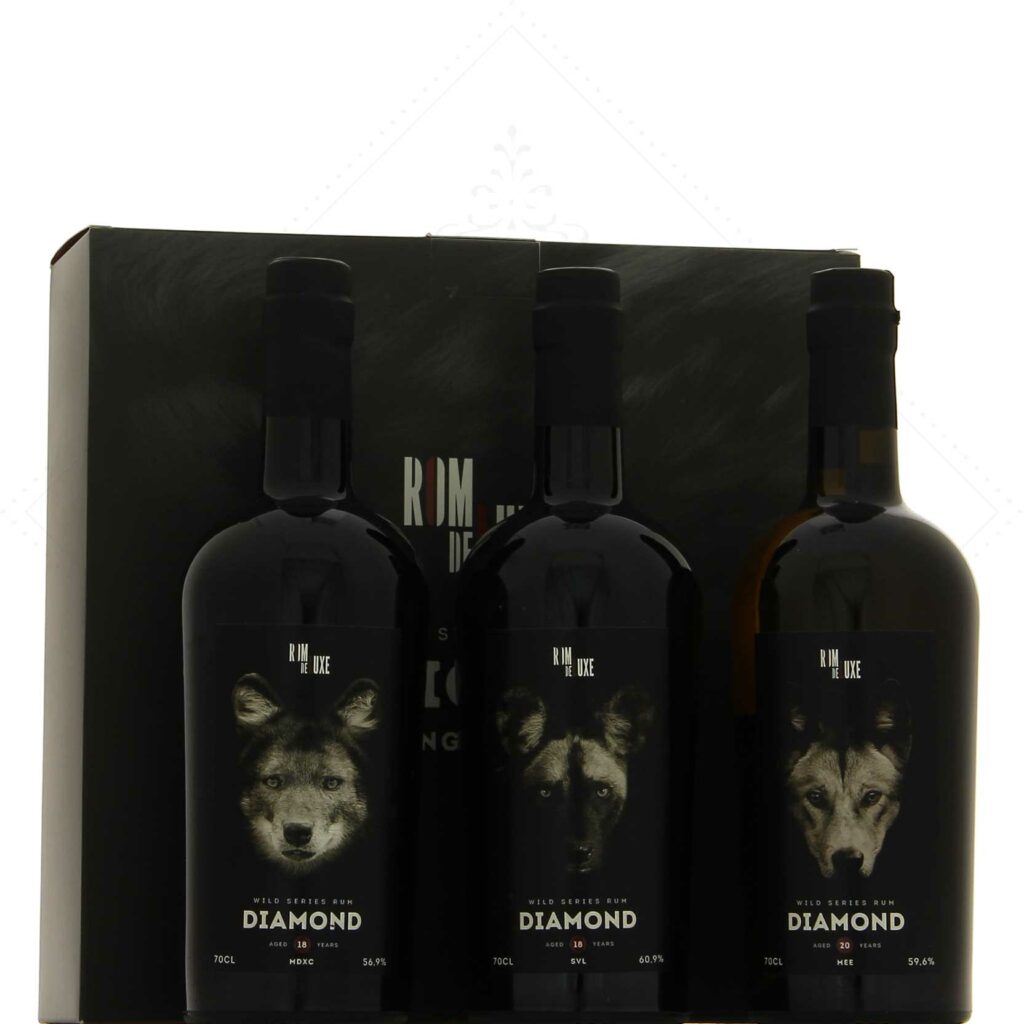 Rom de Luxe Wild Series Coffret Unicorn V2 - 3x70cl - Diamond MEE 59,6 ...