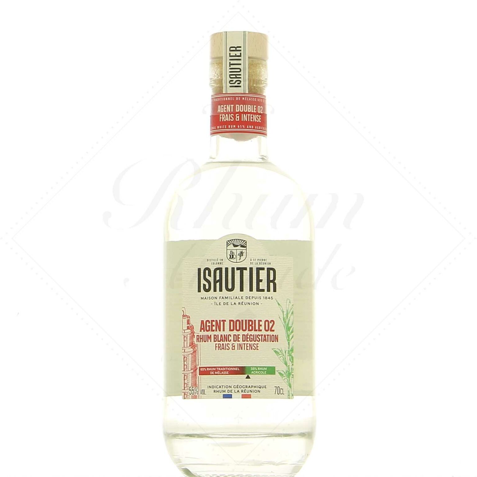 Isautier Blanc Agent Double 02 55° - Rhum Attitude