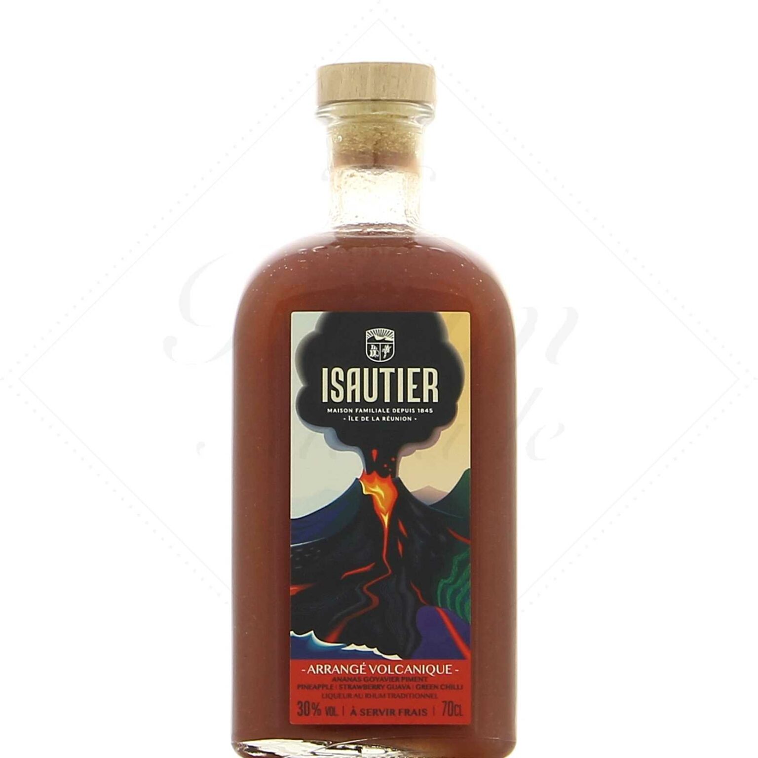 Isautier Arrangé Volcanique Goyavier Ananas Piment 30° - Rhum Attitude