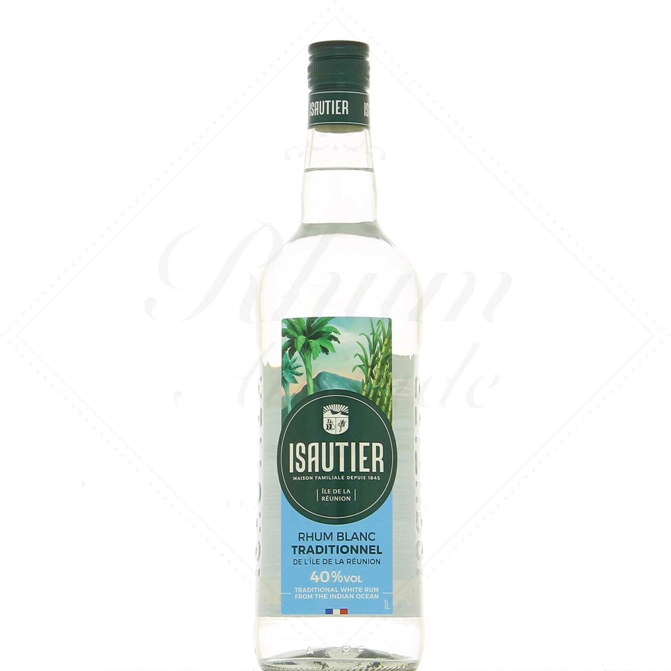 Isautier Blanc Traditionnel 40° - 1 litre - Rhum Attitude
