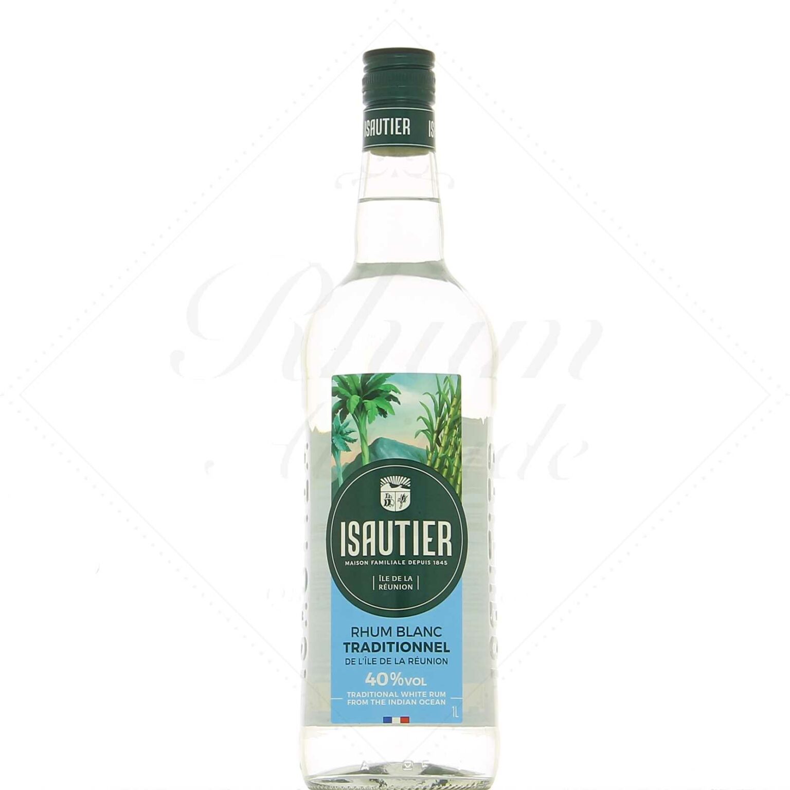 Isautier Blanc Traditionnel 40° - 1 litre - Rhum Attitude