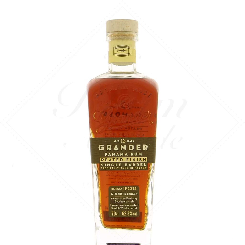 Grander Rum Single Barrel Peated IP2214 12 years 62.3° - Rhum Attitude