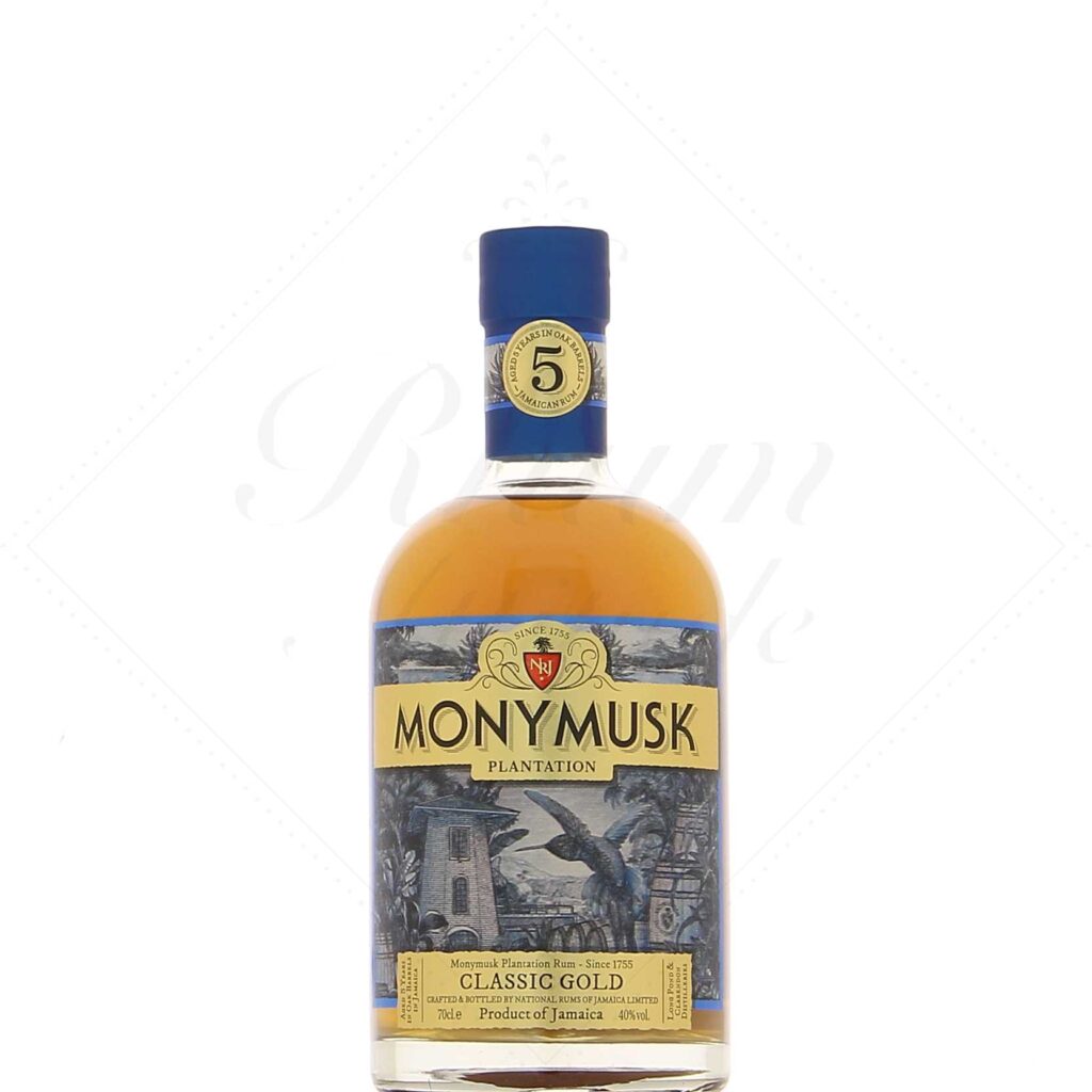 Monymusk Classic Gold Blue 5 years 40° - Rum Attitude
