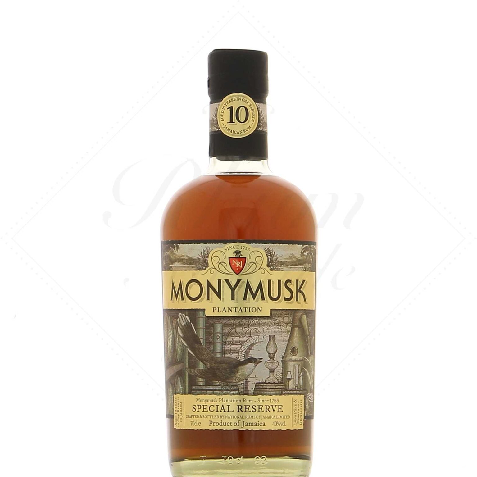 Monymusk Special Reserve Black 10 ans 40° - Rhum Attitude