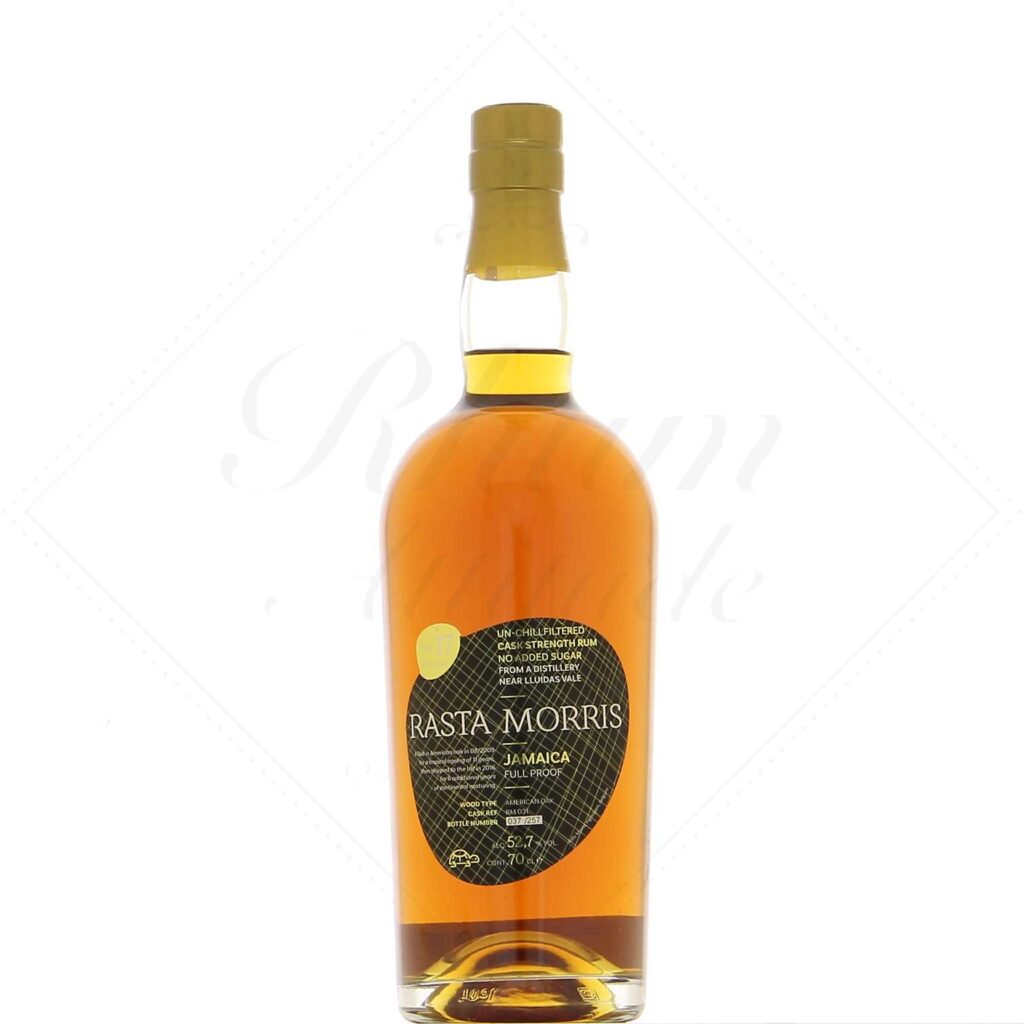 Rasta Morris Jamaica 2005-2022 17 ans 52,7° - Rhum Attitude