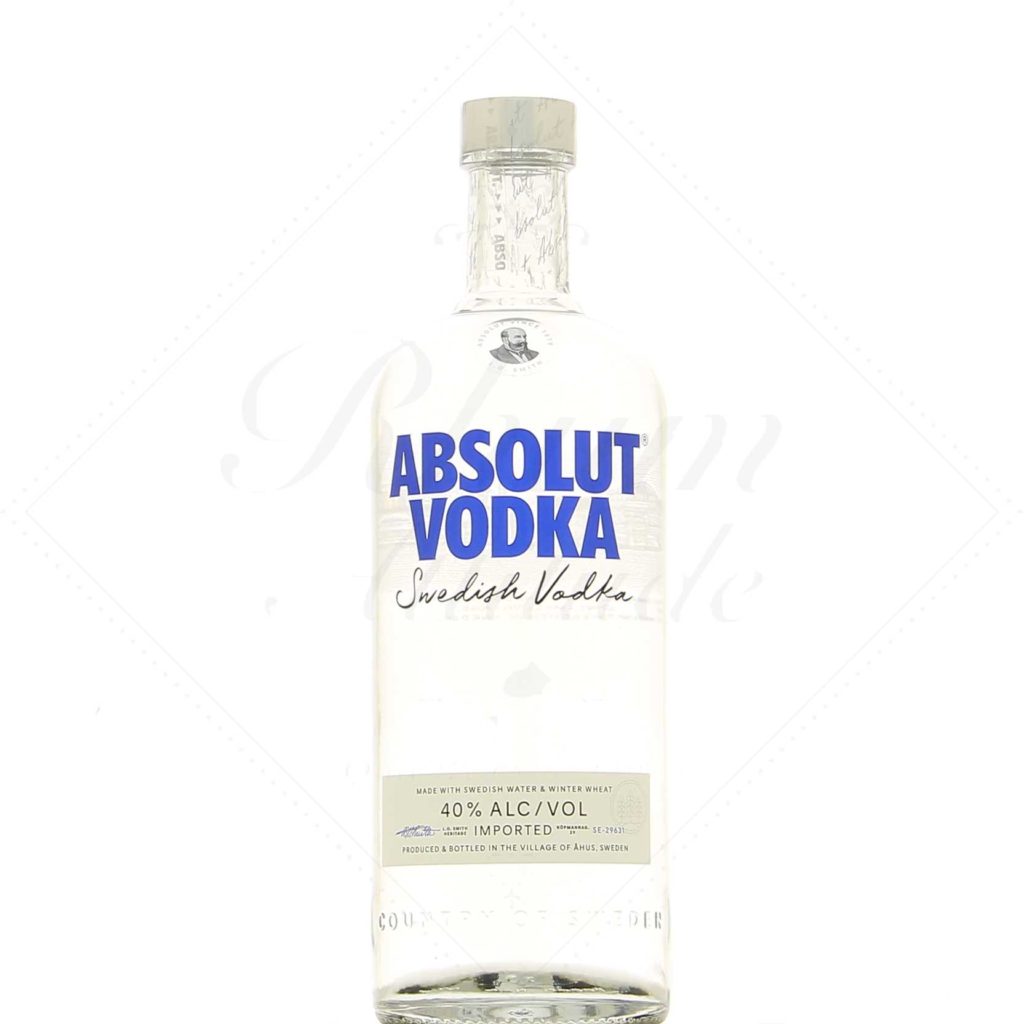 Absolut Blue Vodka 40° 1 litre ! - Rhum Attitude