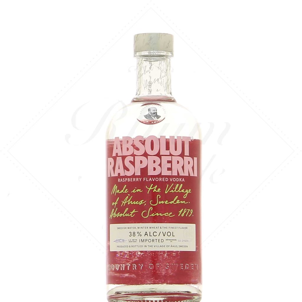 Absolut Raspberri Vodka Framboise 38° - Rhum Attitude