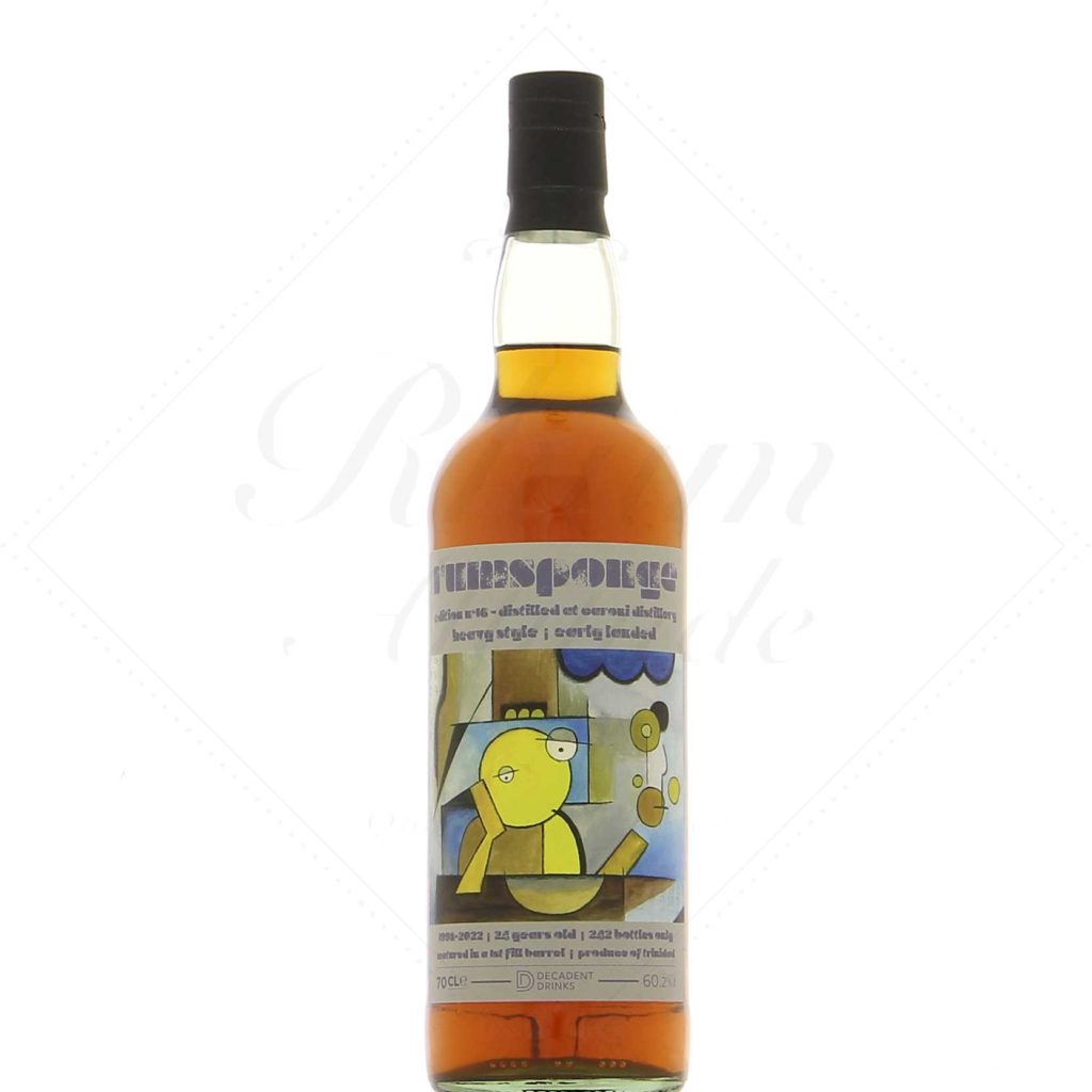 Caroni 24 ans 1998 édition n°16 Rum Sponge D.D. 60,2° - Rhum Attitude
