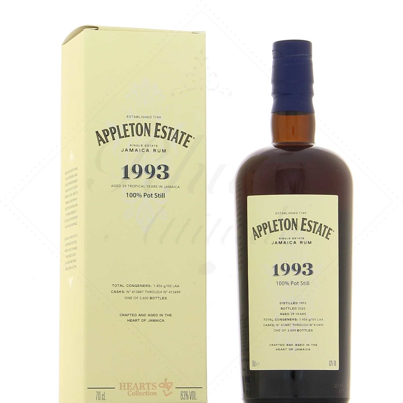 Appleton 1993 Hearts Collection 63° - Rhum Attitude