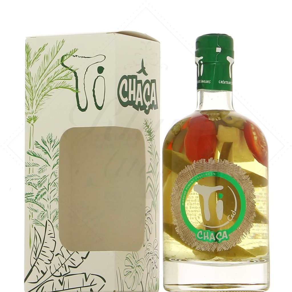Les Rhums de Ced Ti Chaça Mangue Piment Végétarien 36° - Rhum Attitude