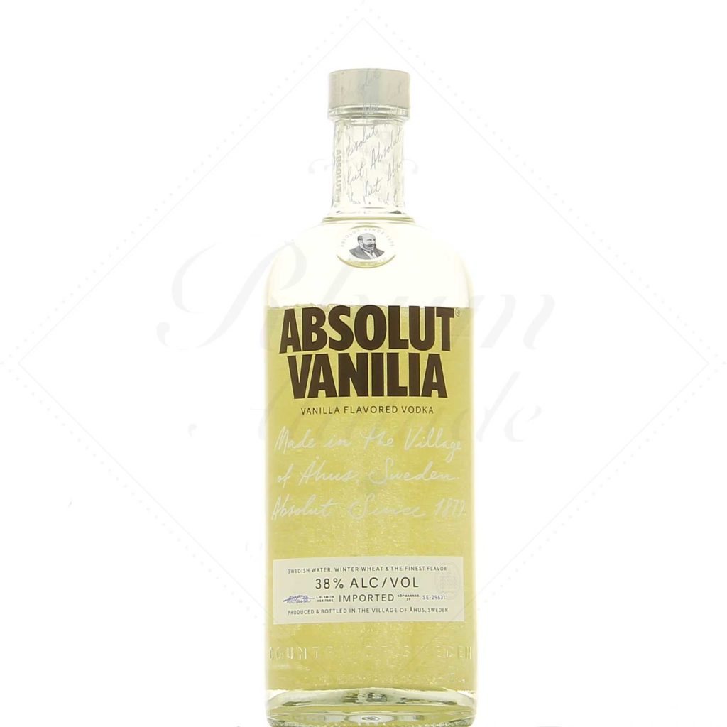 Absolut Vanilia Vodka Vanille 38° 1 litre ! - Rhum Attitude
