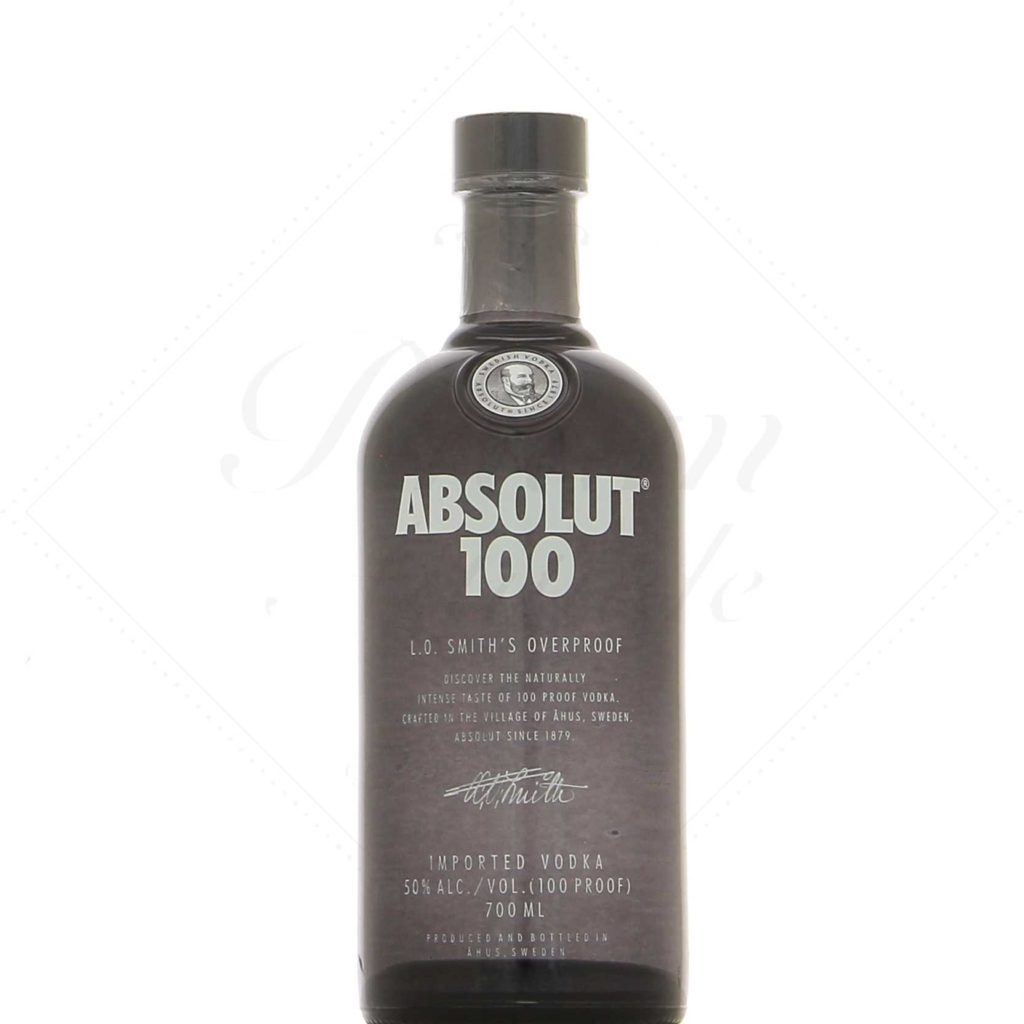 Absolut 100 Vodka 50° - Rhum Attitude