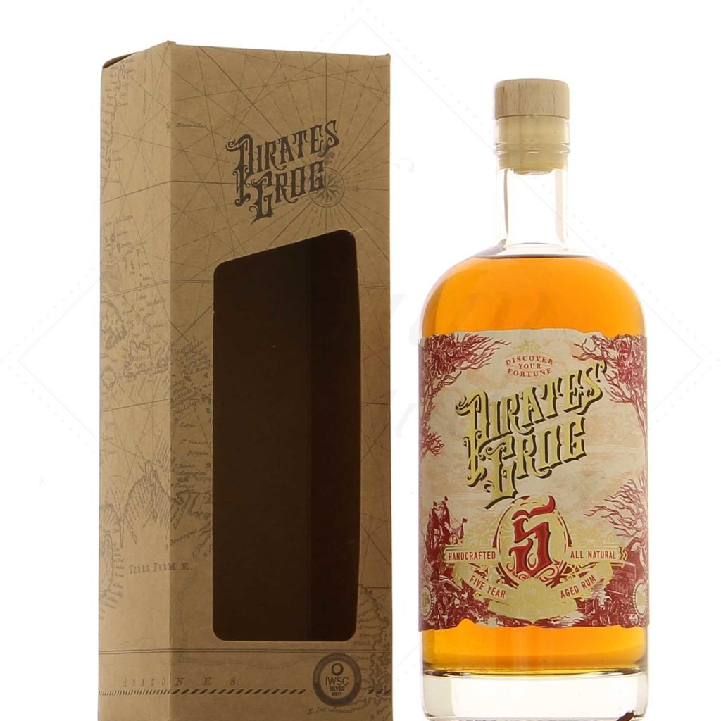 Pirate's Grog 5 ans 37,5° - Rhum Attitude