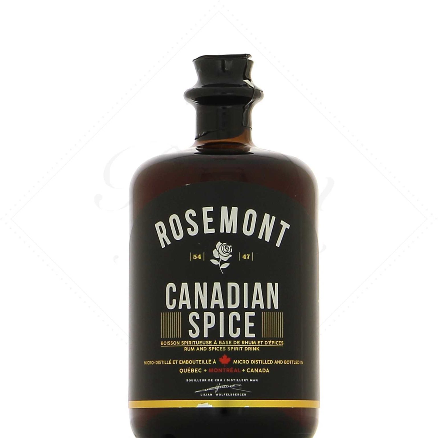 Rosemont Canadian Spice 40° - Rhum Attitude