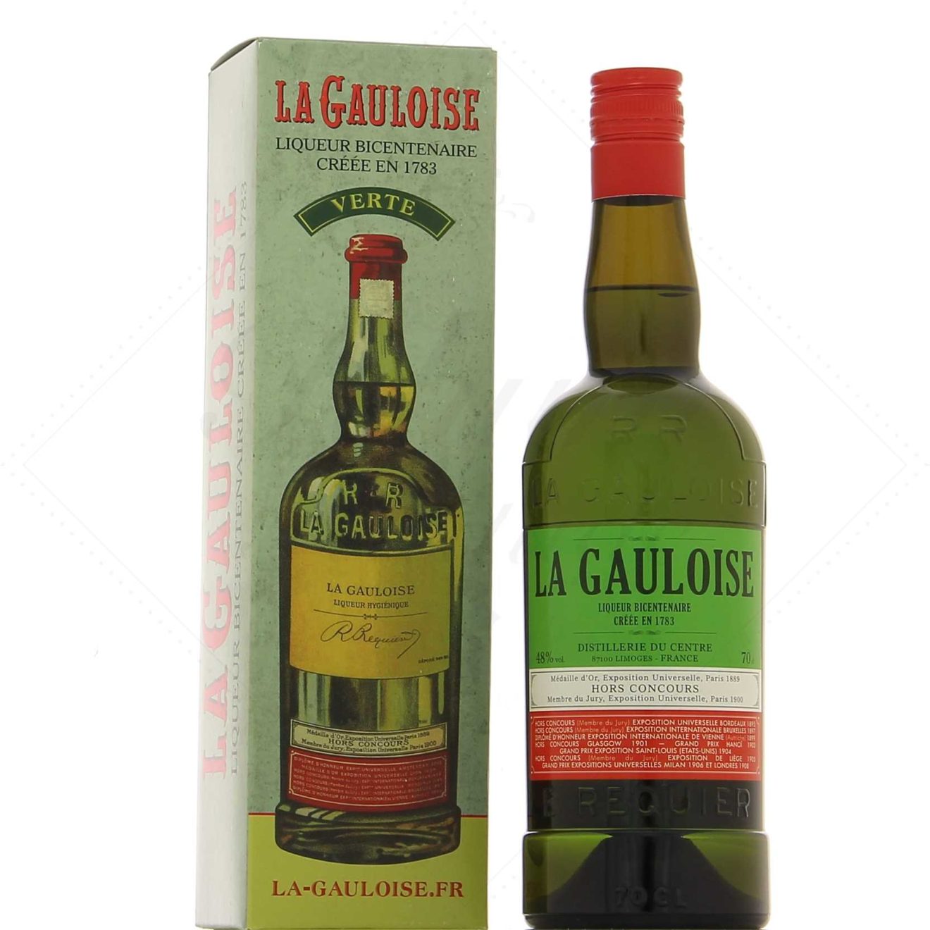La Gauloise Verte Plant liqueur 48° - Rhum Attitude