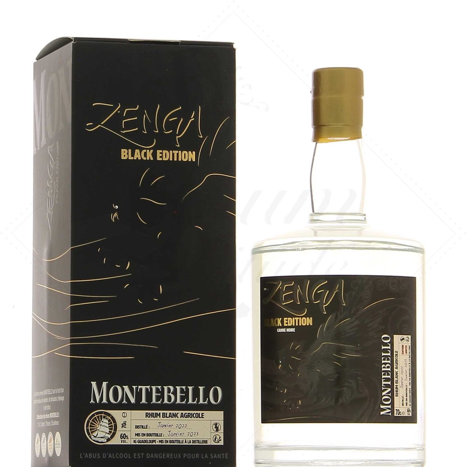 Montebello Zenga Black 60° - Rhum Attitude