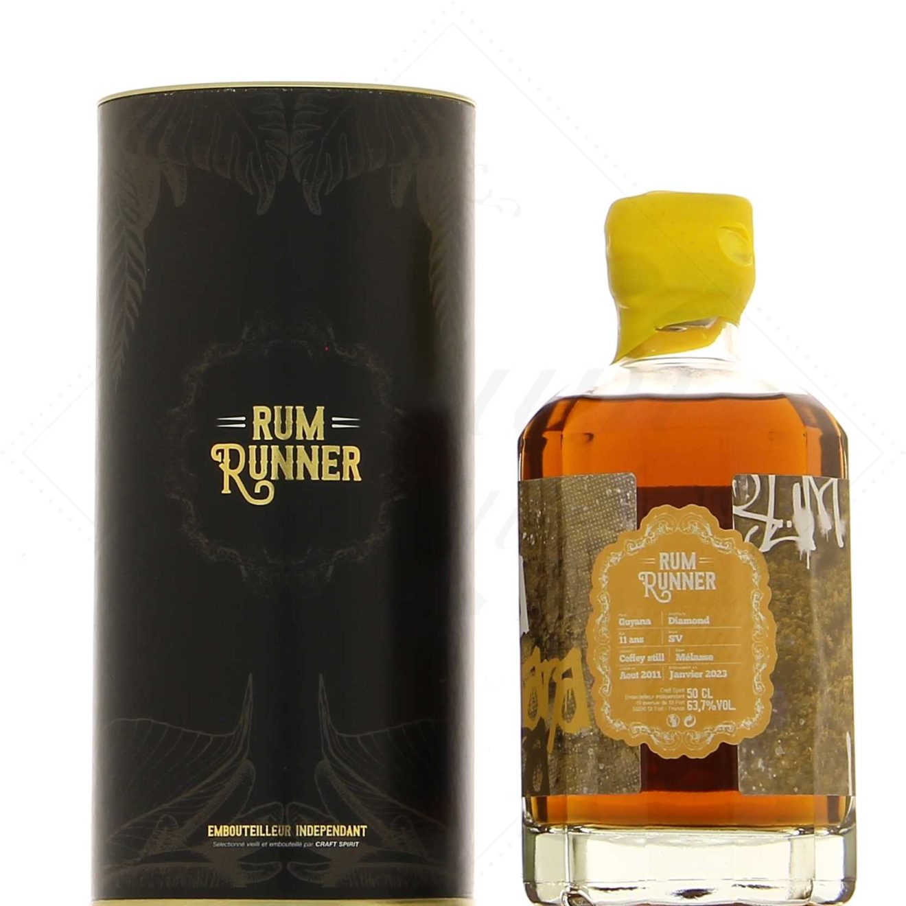 Rum Runner Guyana Diamond 2011 63,7° - Rhum Attitude