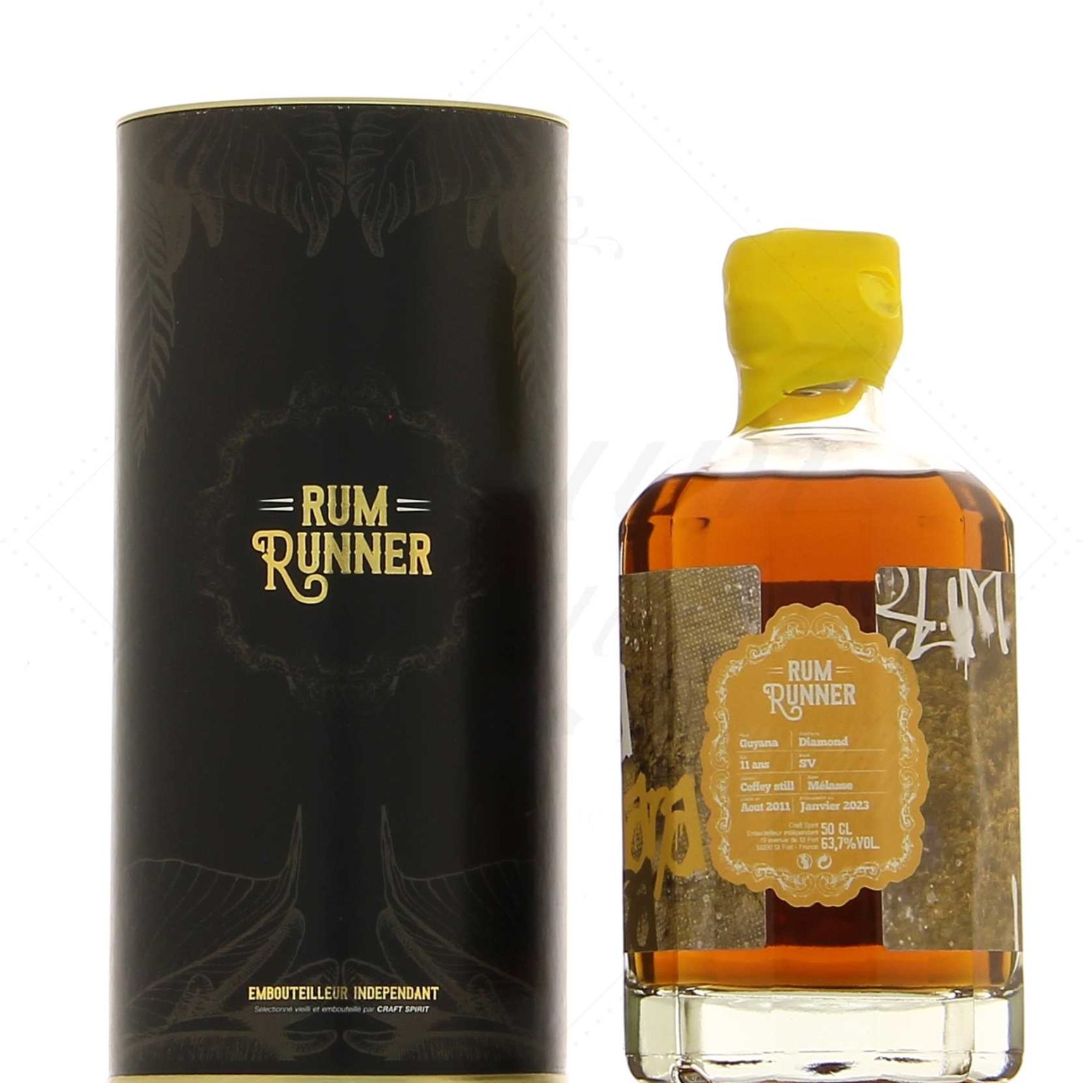 Rum Runner Guyana Diamond 2011 63,7° - Rhum Attitude