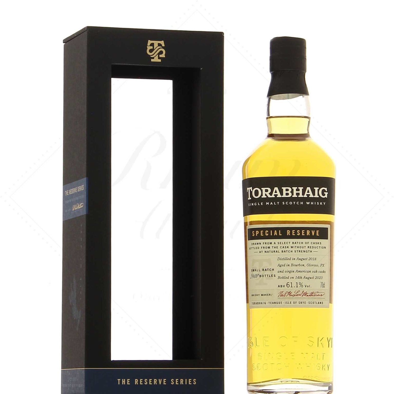 Torabhaig Cask Strength Special Reserve for France 61,1° - Rhum Attitude
