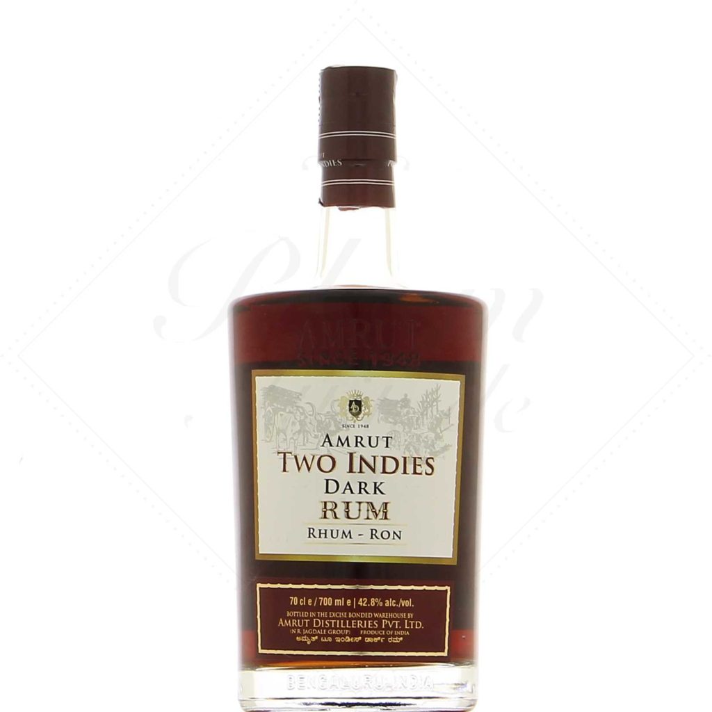 Amrut Two Indies Dark Rum 42,8° - Rhum Attitude
