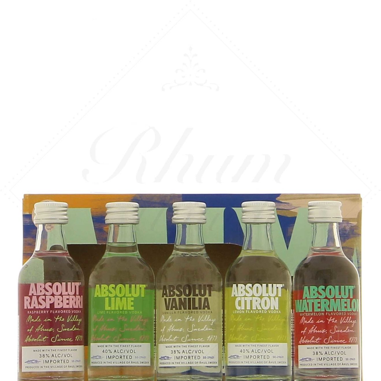 Absolut Coffret découverte 5 x 5 cl - Rhum Attitude