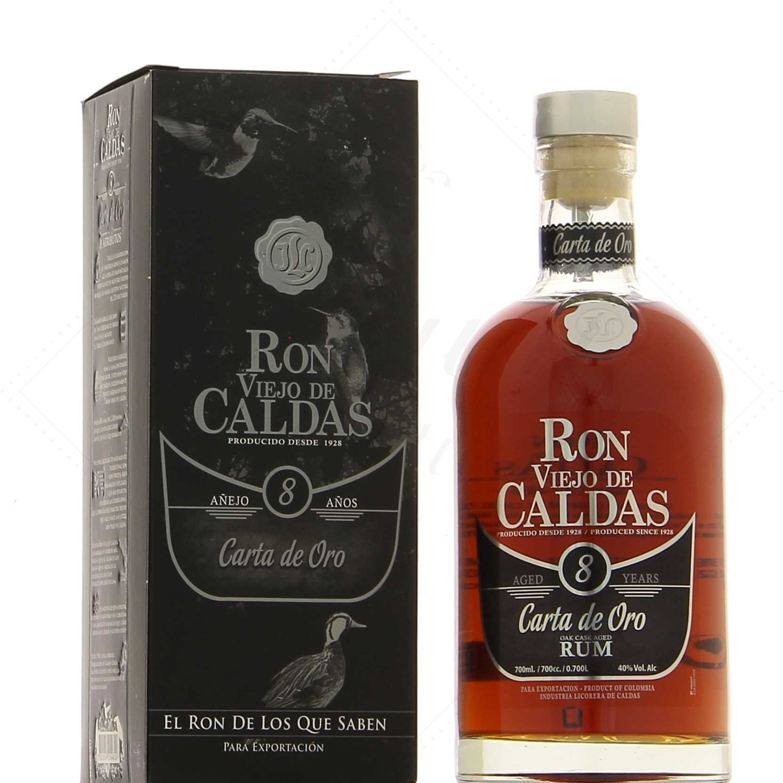 Ron Caldas 8 years 40° - Rhum Attitude
