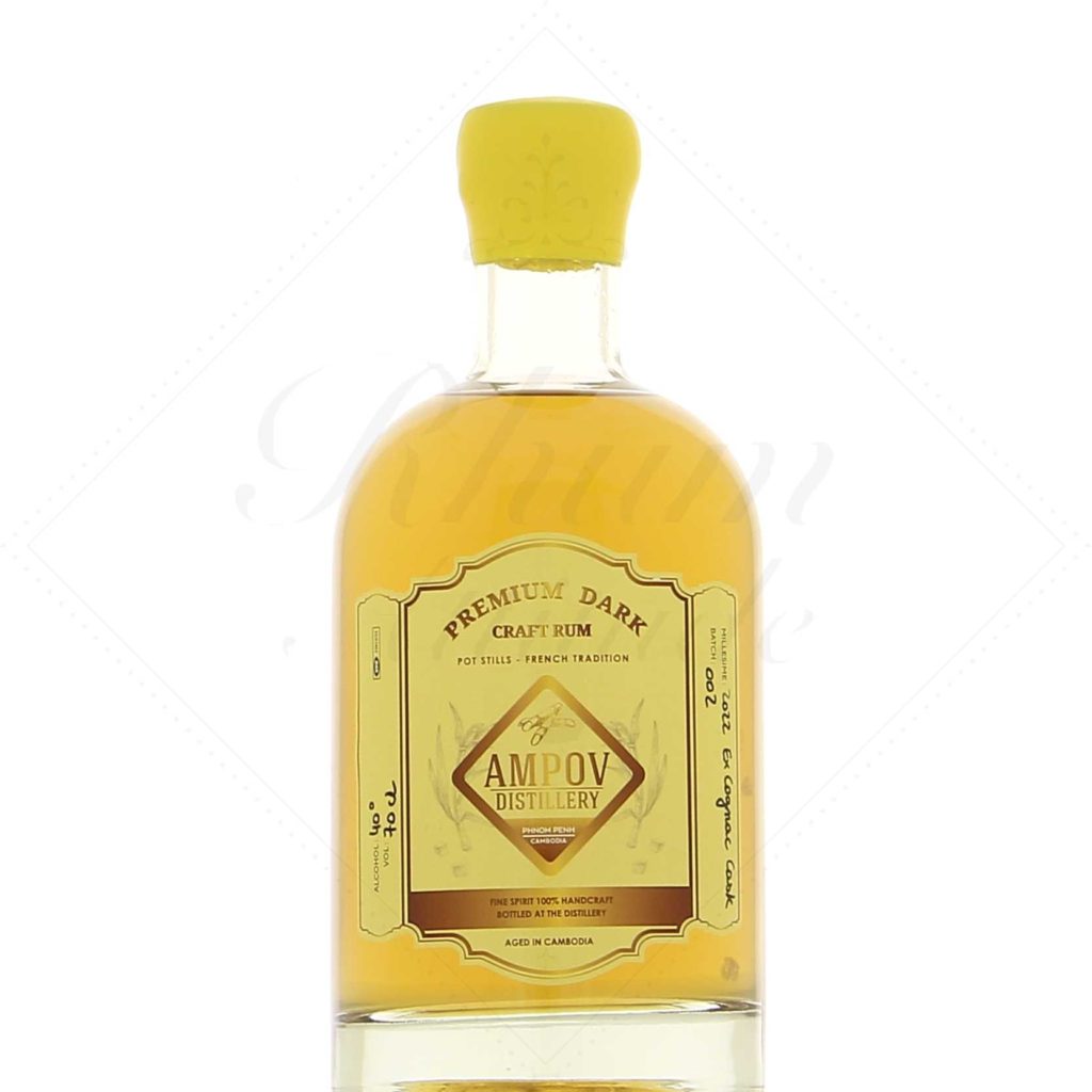 Ampov amber rum ex-cognac barrel batch 2022 40° - Rhum Attitude
