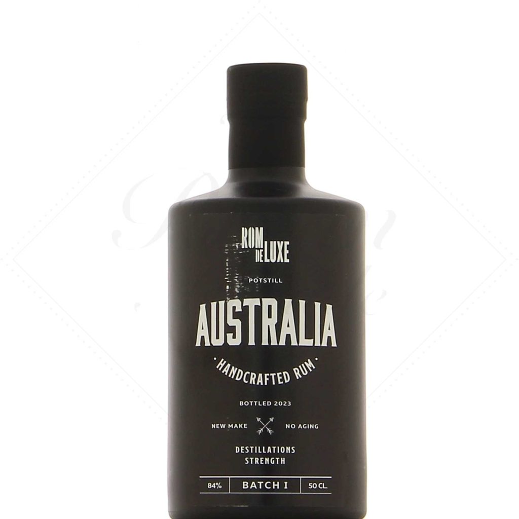 Rom De Luxe Small Black Bottles Australia Blanc 84° - Rhum Attitude