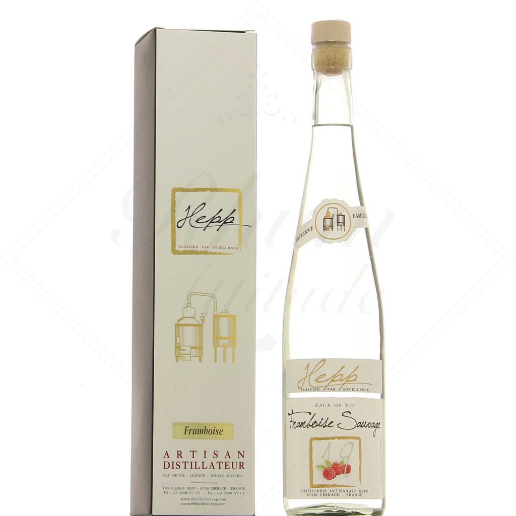 Wild raspberry brandy Hepp Alsace 45° - Rhum Attitude