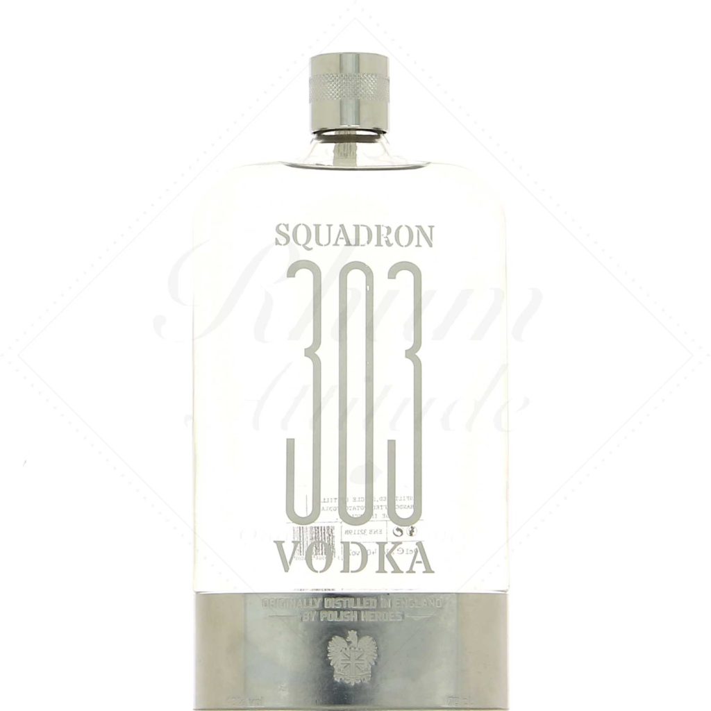 Squadron 303 Vodka original flask 40° - Rum Attitude