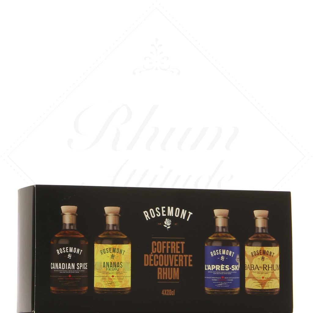 Coffret Rosemont 4x20cl 40° - Rhum Attitude