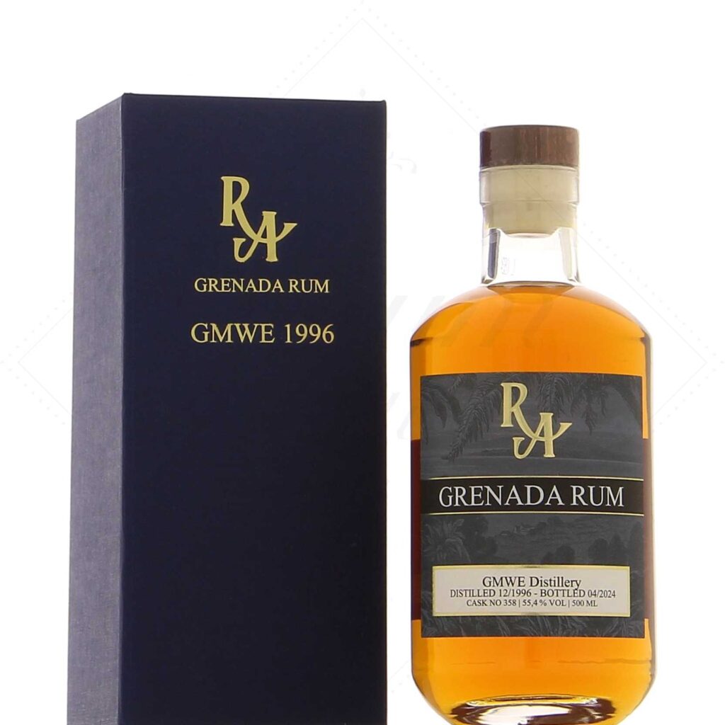 Rum Artesanal Grenada GMWE Westerhall Distillery 1996 27 ans 55,4 ...