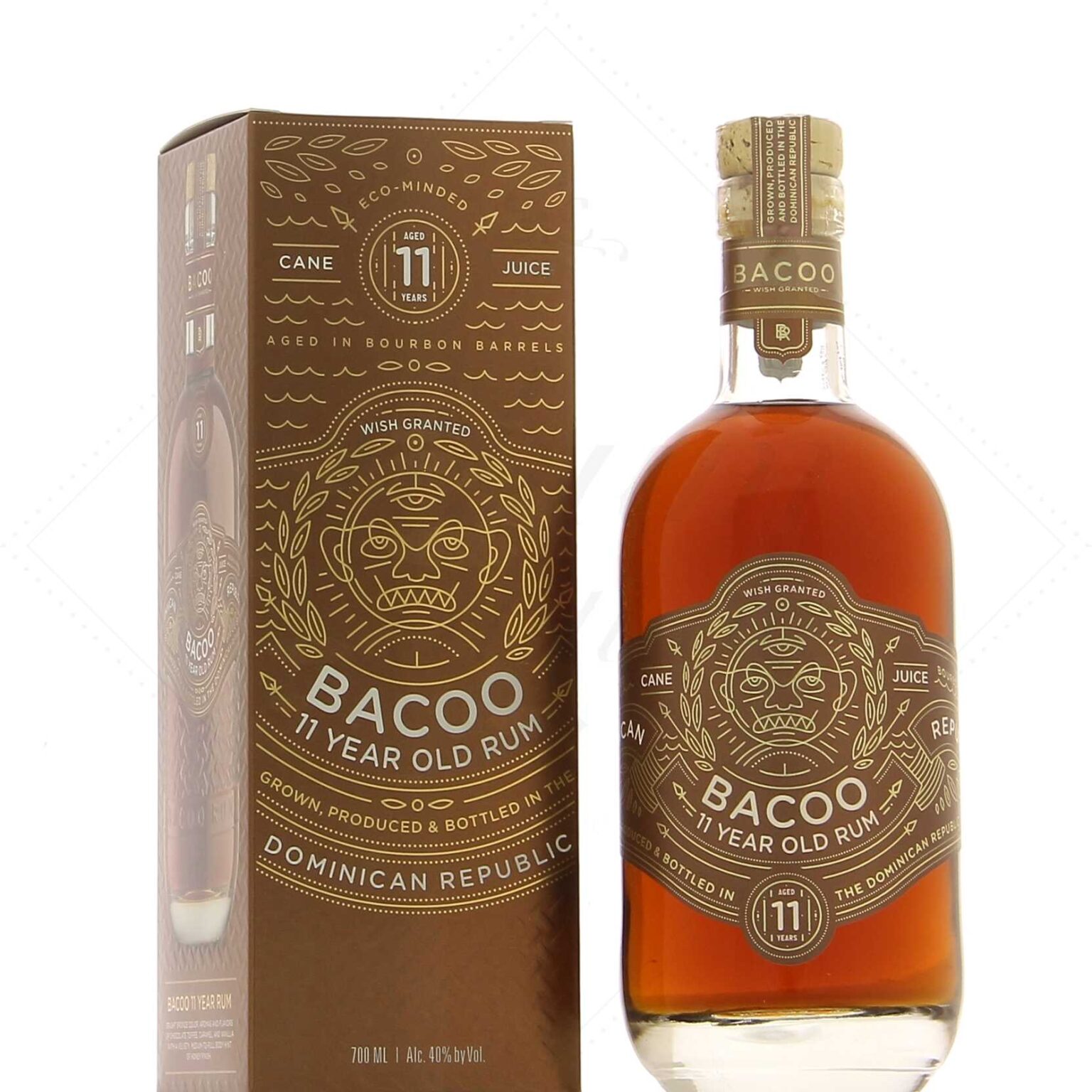 Bacoo 11 ans d'âge 40° - Rhum Attitude