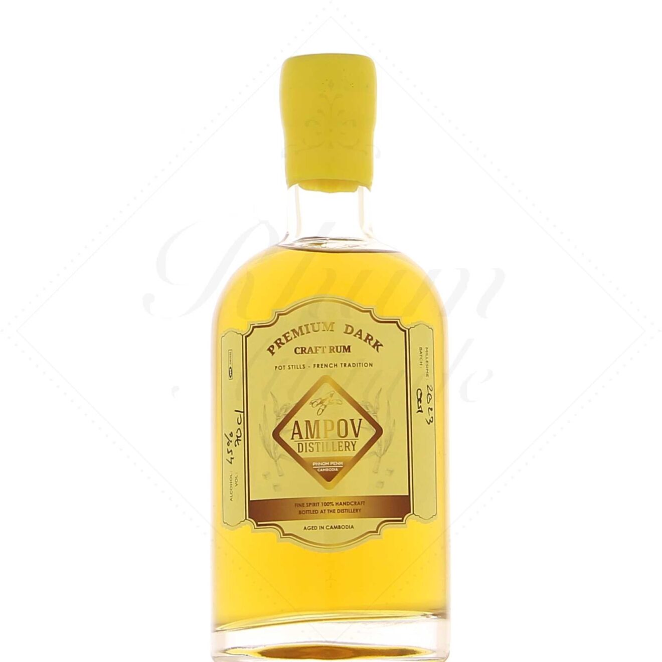 Ampov Premium Dark Craft Rum 45° - Rhum Attitude