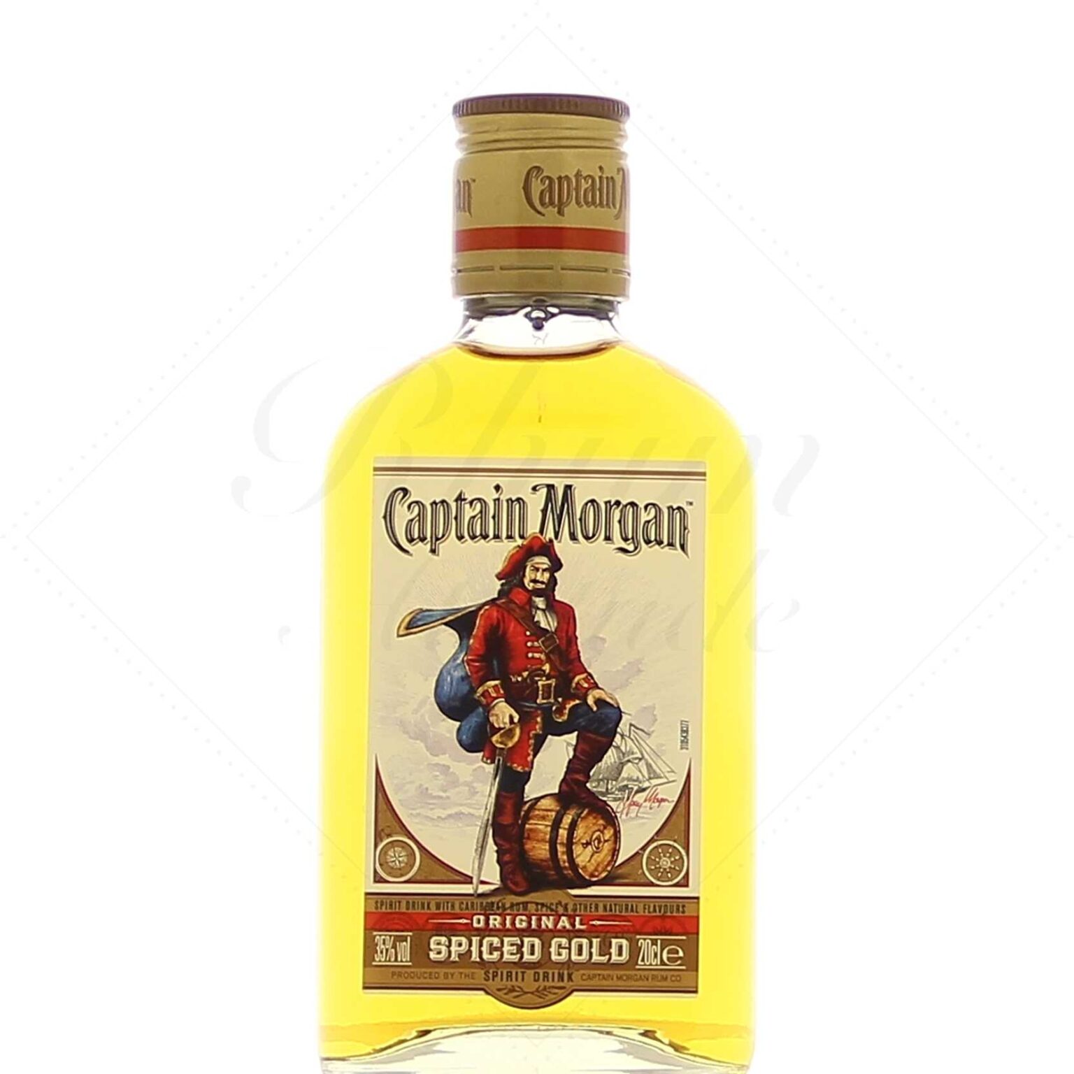Captain Morgan Spiced Gold 35° en format 20cl - Rhum Attitude