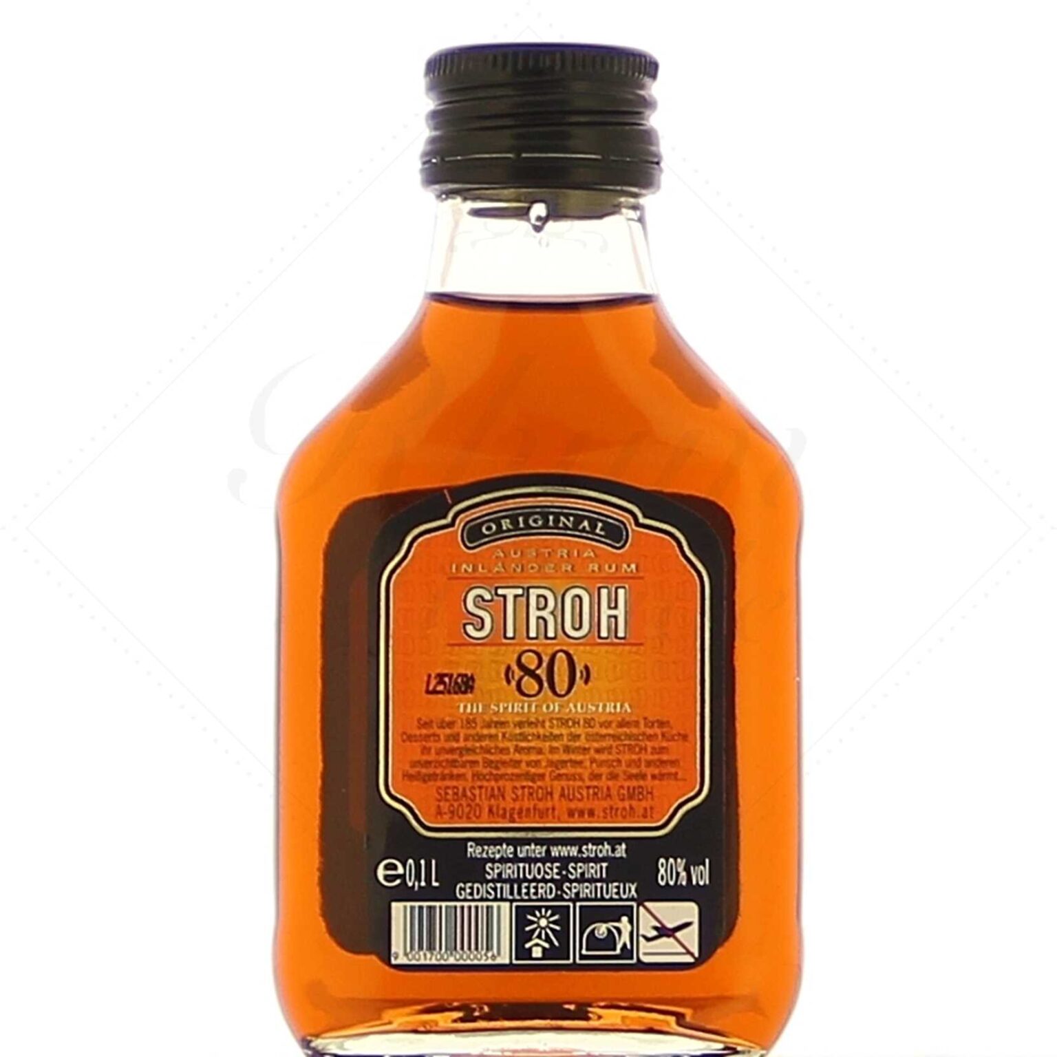 Stroh 80° en format 10cl - Rhum Attitude